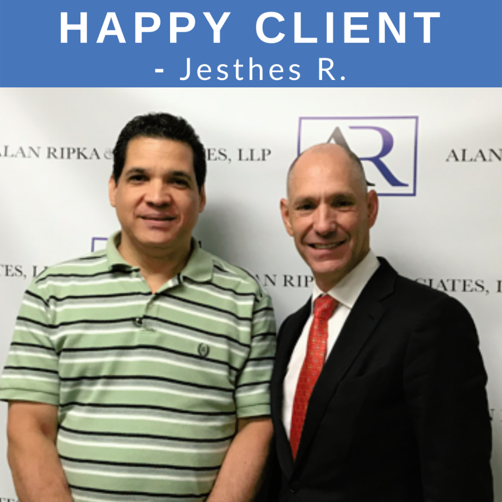 Happy Client Gets Settlement Check | Alan Ripka